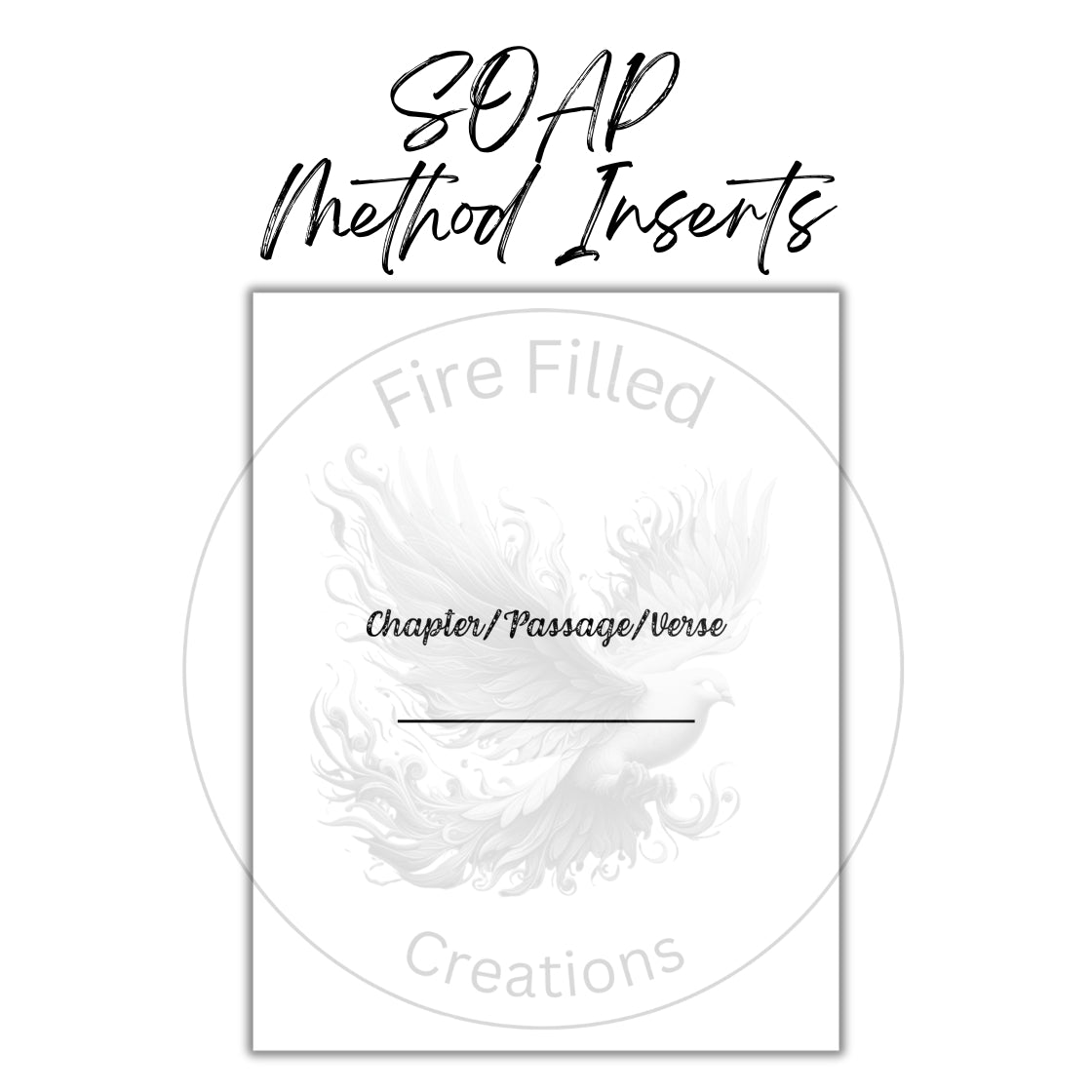 SOAP Method Inserts – Fire Filled Creations