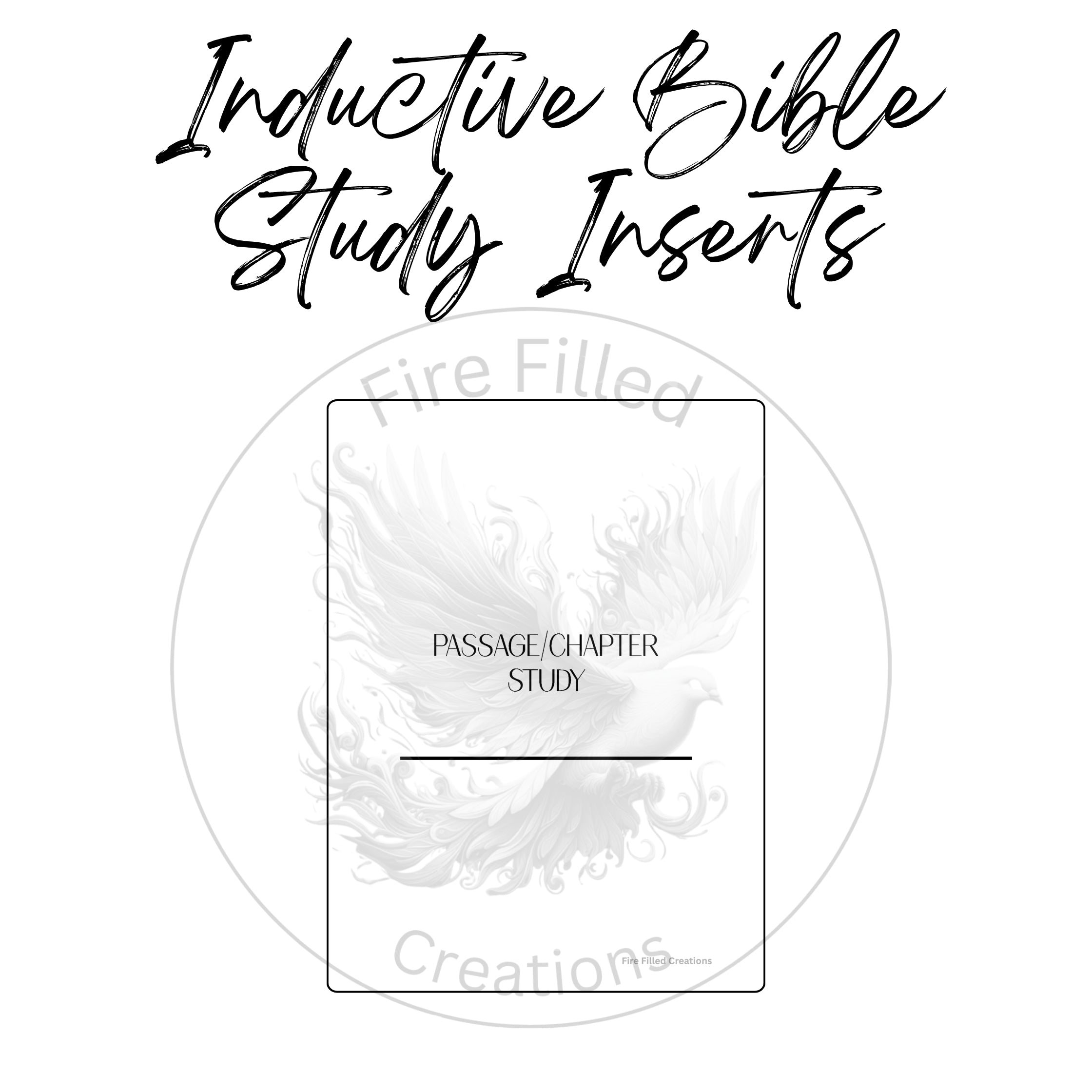 Inductive Bible Study – Fire Filled Creations
